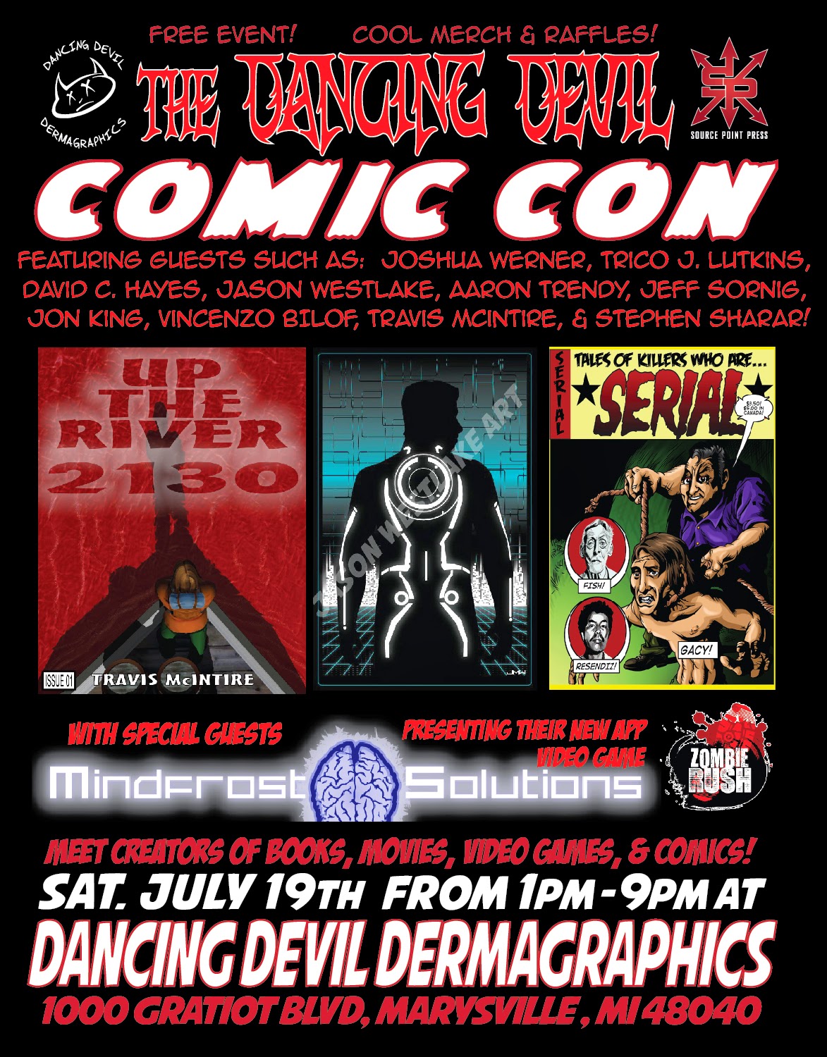 Source Point Press: DANCING DEVIL COMIC CON GUEST - STEPHEN SHARAR