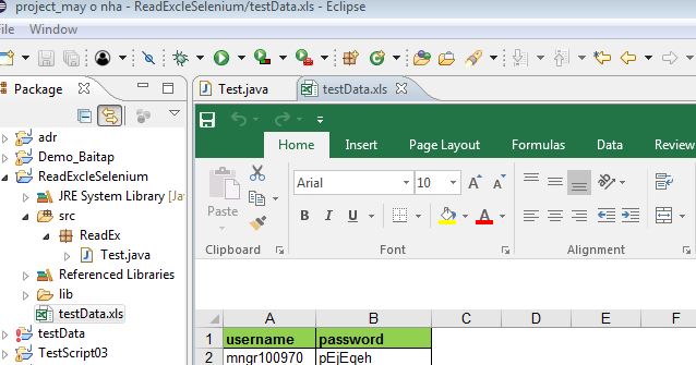 Read Data from Excel File in Selenium Webdriver - Lấy dữ liệu từ excel ... Read Data from Excel File in Selenium Webdriver - Lấy dữ liệu từ excel ...