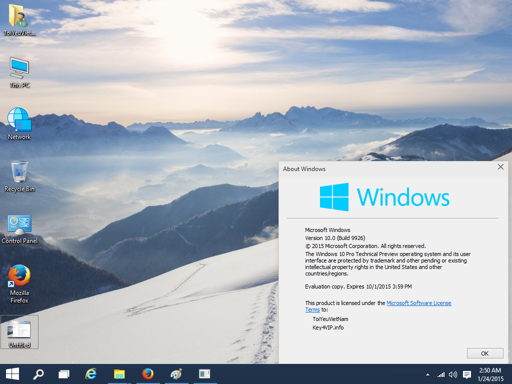 WINDOWS 10 BUILD 9926 ISO – LINK TRỰC TIẾP MICROSOFT