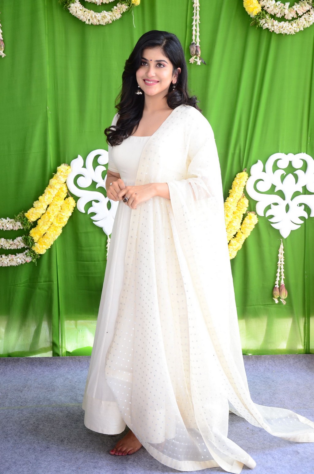 Manisha Raj at Panja Vaishnav Tej’s Debut Movie Launch - South Indian ...