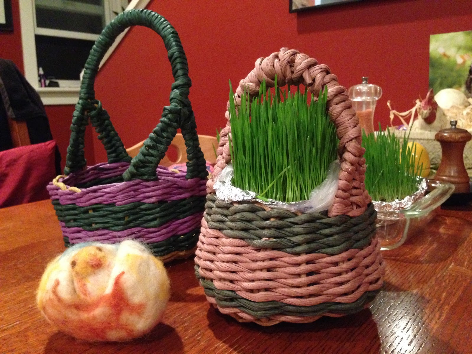 Hartsbrook Community Crafting: Fiber-rush baskets
