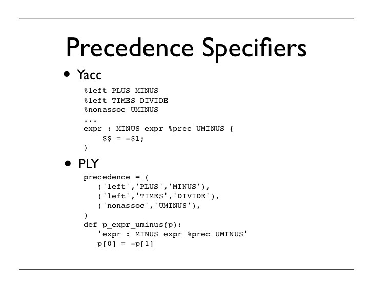 Python Ply Programming 42 Python Ply With Yacc And Its Values
