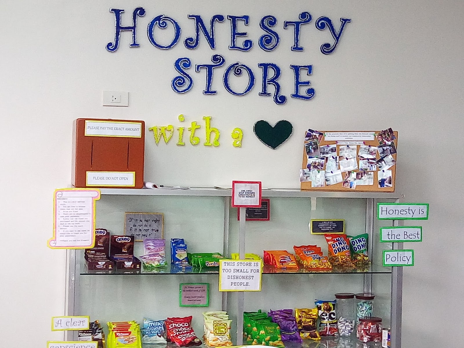 Honesty Store: Selling for a Purpose - My Thoughts @ 23