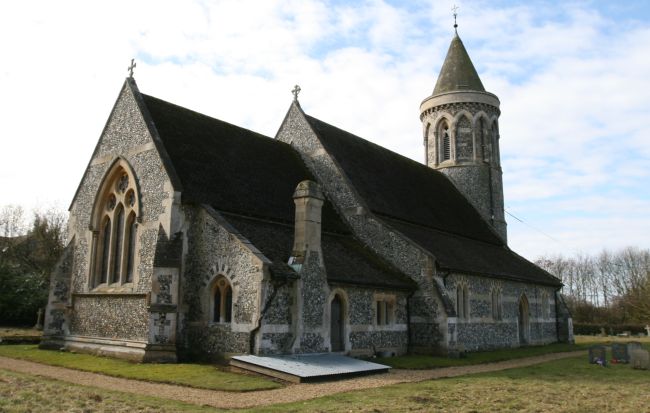 Victorian Churches: 89 - Sir G.G.Scott: St Stephen, Higham, Suffolk, 1861.