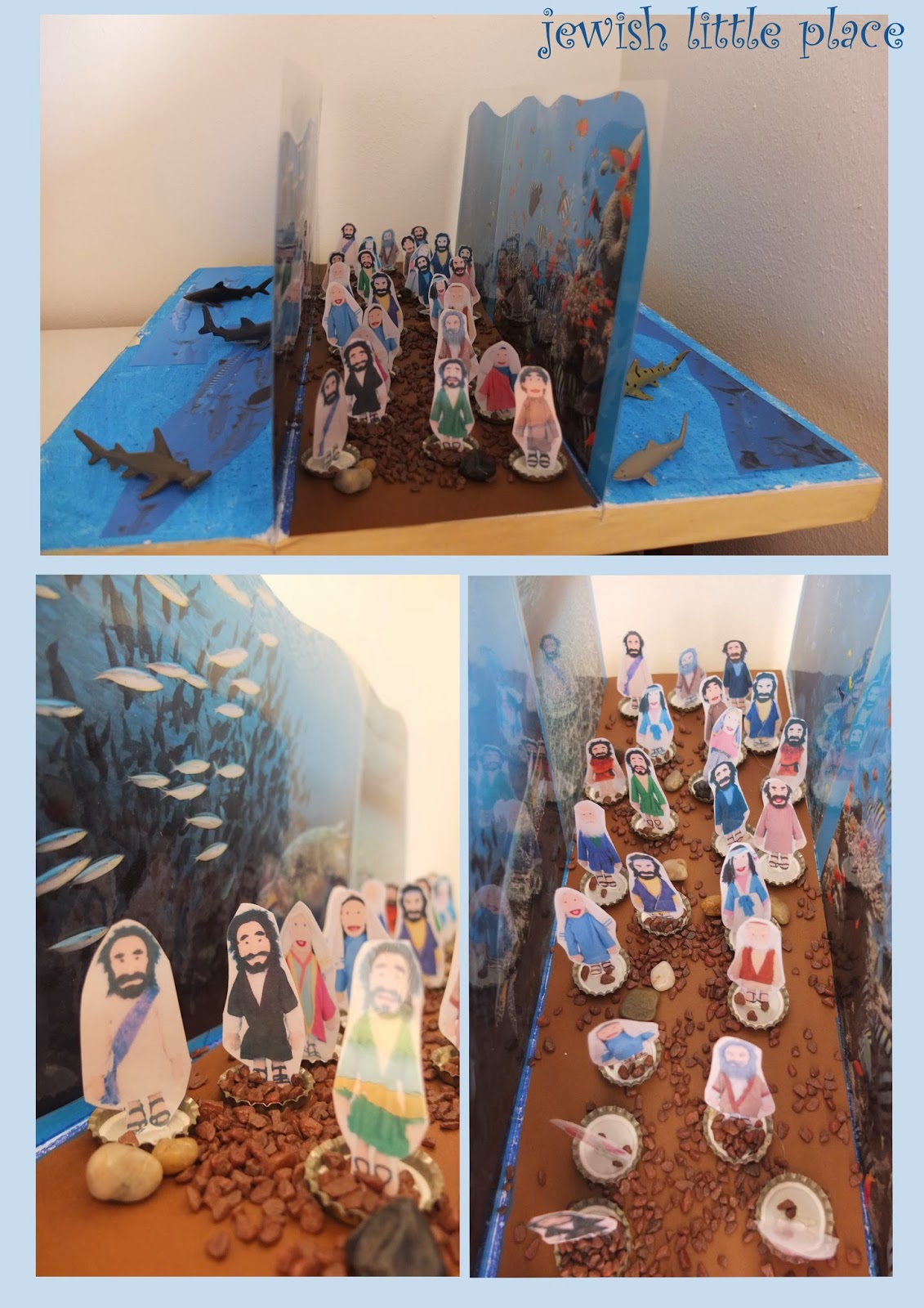 our Jewish little place: Crossing the Red Sea Pesach craft