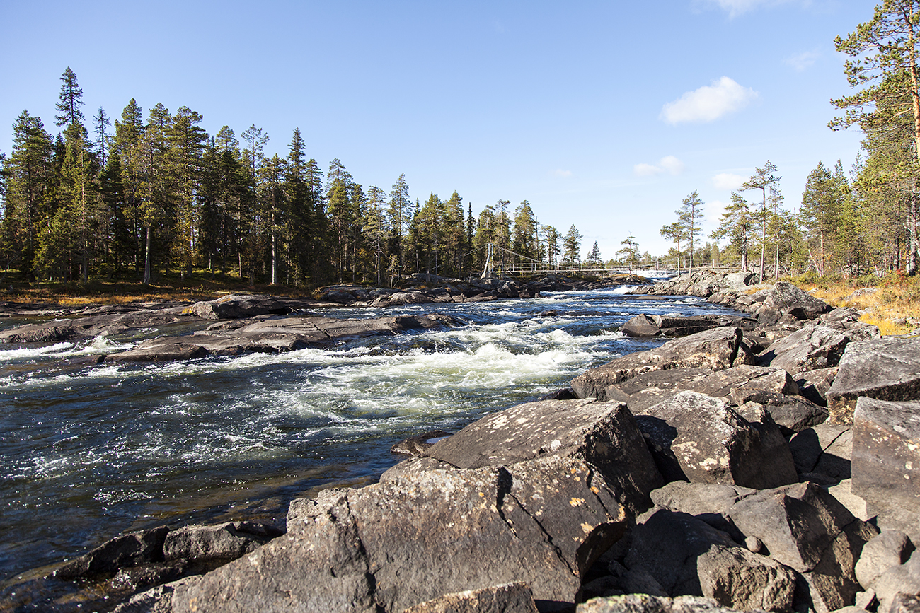 Lappland Nature: Trollforsen