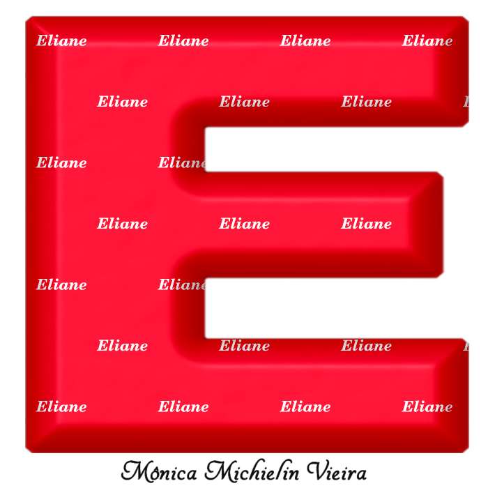 M. Michielin Alphabets: LETRA E EM PNG COM TEXTURA DE ALGUNS NOMES DE ...