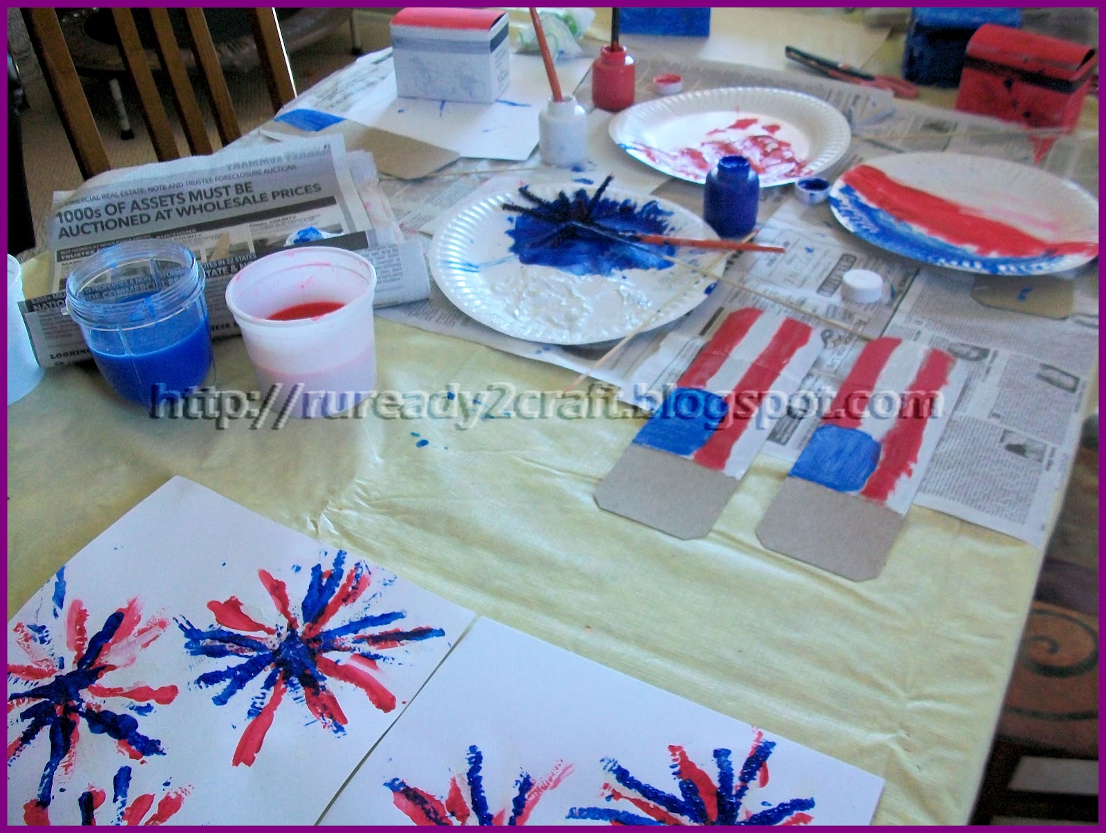 RuReady 2 Craft?: 4th of July Fireworks Craft