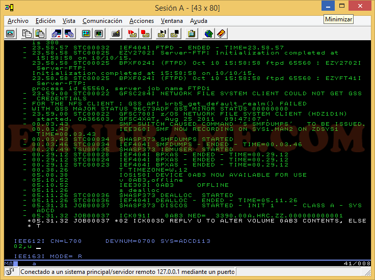 Criação de discos no Hercules ~ Hercules & Mainframe