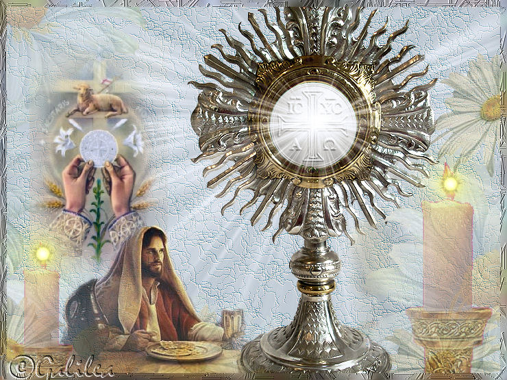 Imágenes religiosas de Galilea: Santisimo Sacramento
