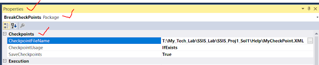 How to use the CheckPoints in SSIS to handle Package Failures and re ...