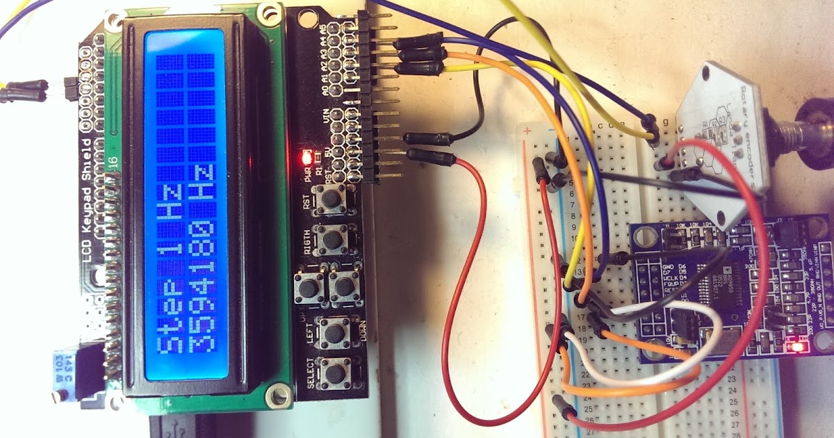 AD9850 DDS with ARDUINO