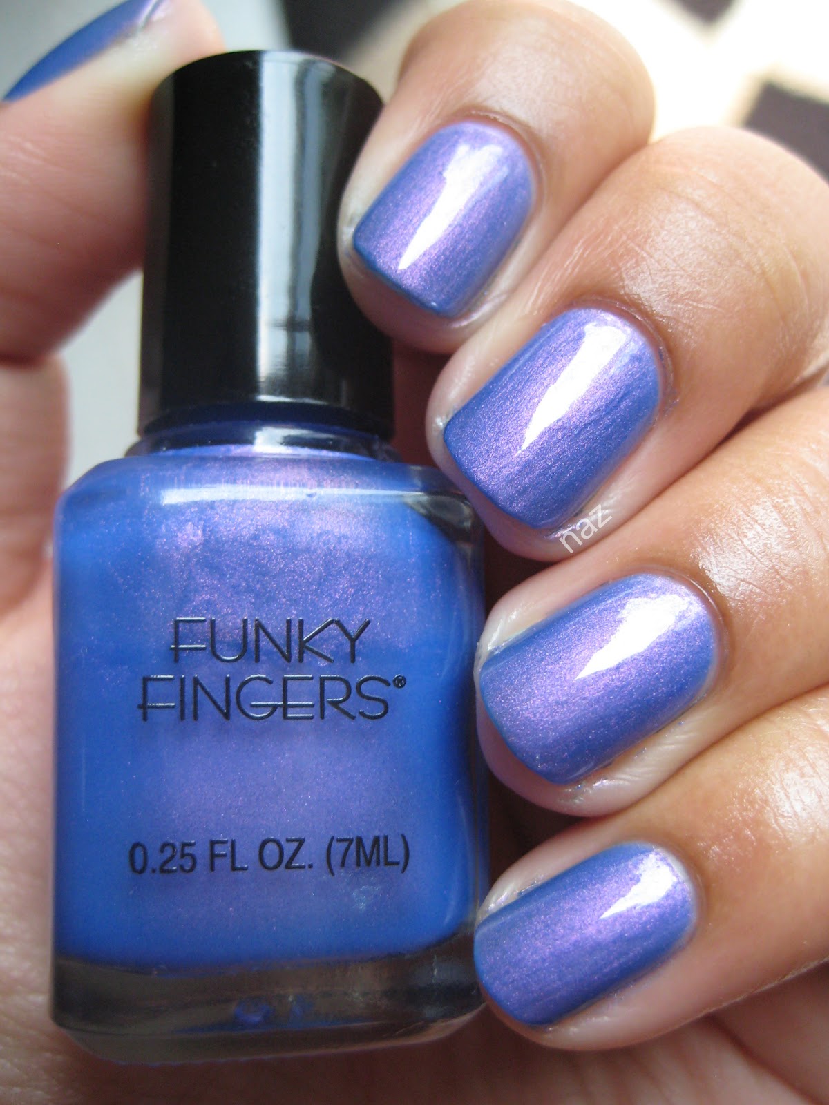 Naz's Nails: Funky Fingers Purple