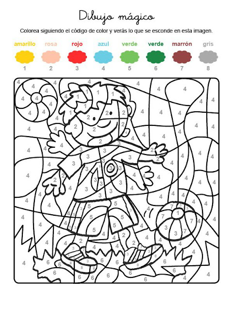 Fichas de Primaria: Descubre el dibujo