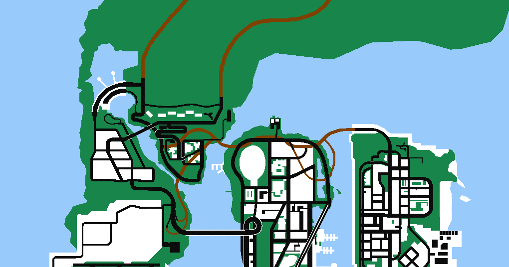 Grand Theft Auto III Map