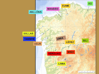 historia y xeografia de Galicia.: Rios de Galicia. Laura Balseiro