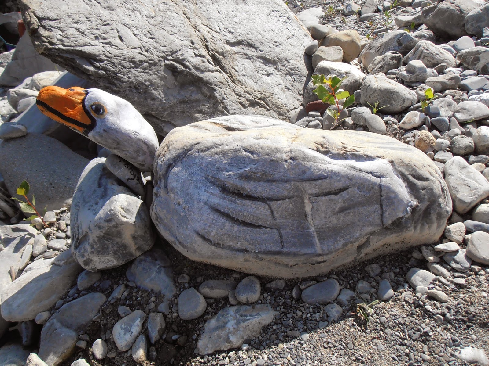Cuore di sasso: SASSI COLORATI IN TREBBIA 2014
