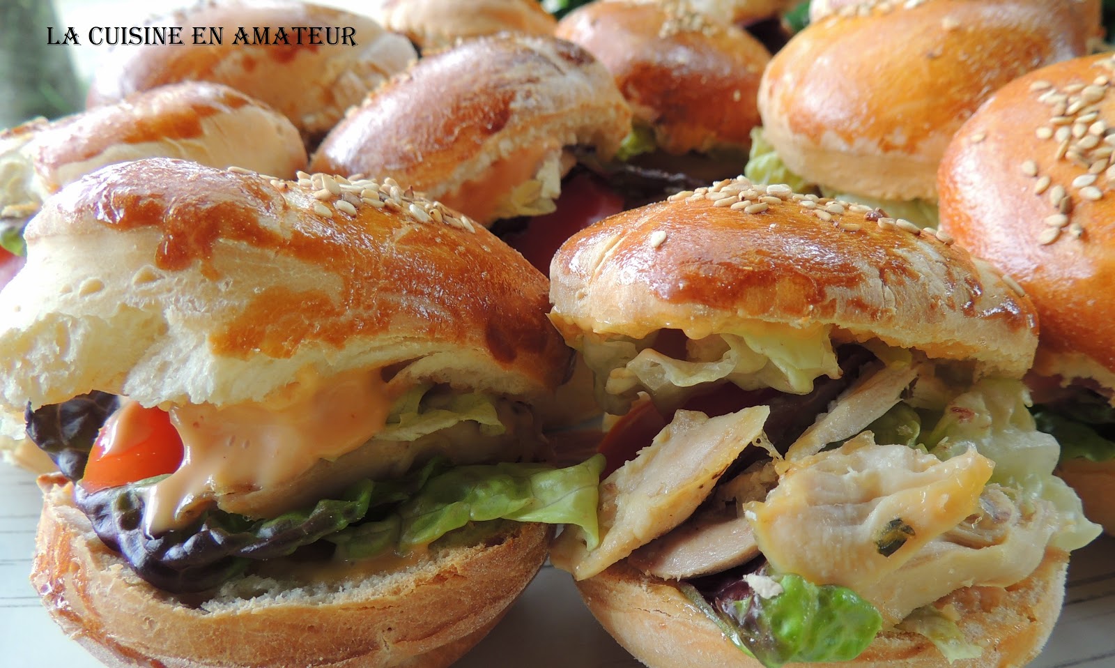 La cuisine en amateur de Maryline: Mini burger poulet