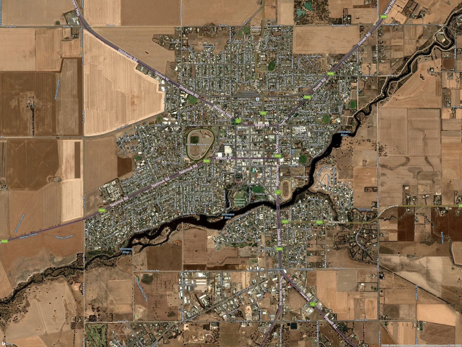 Horsham Map Free Download