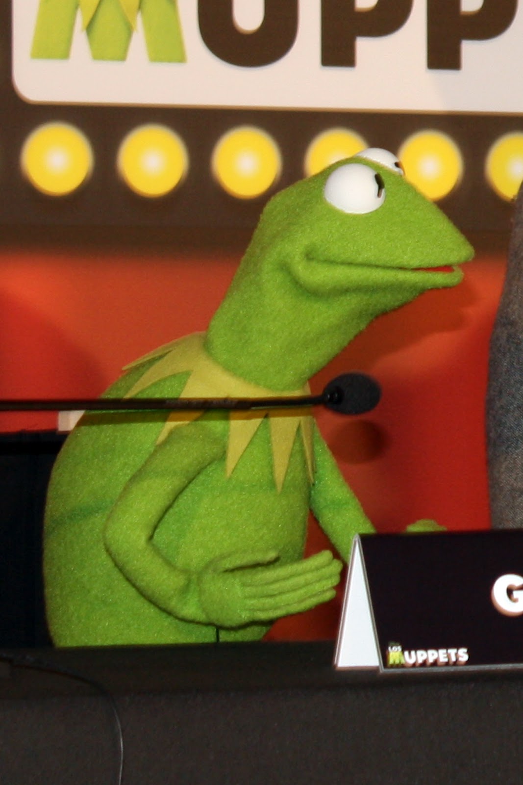 A través del objetivo: La rana Gustavo, presentación de 'Los Muppets ...