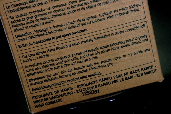 Makeup, Beauty and More: L'Occitane One Minute Hand Scrub