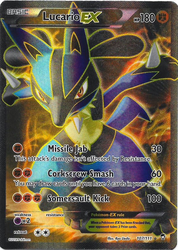 Lucario EX -- Furious Fists Pokemon Card Review | PrimetimePokemon's Blog