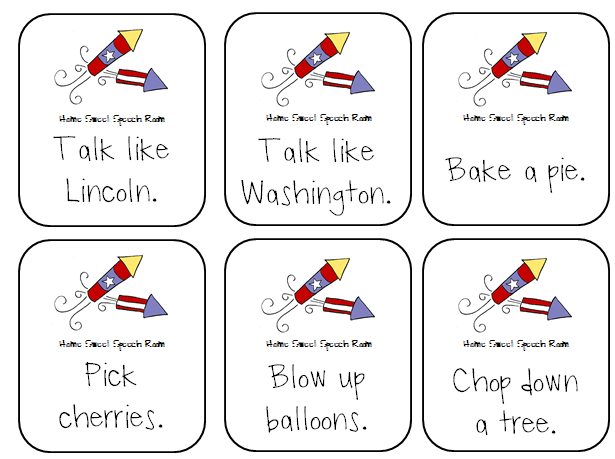 President's Day Receptive Language Packet