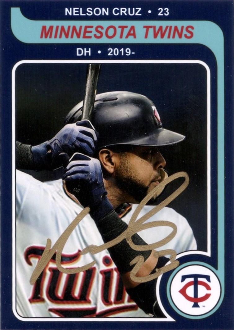 Minnesota Sports Autograph Project: NELSON CRUZ