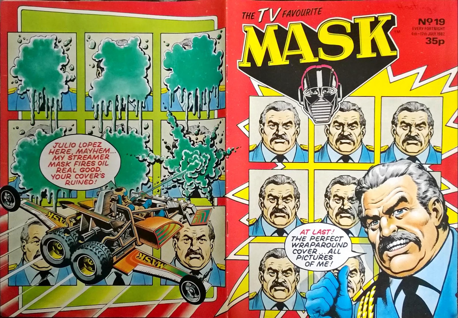 M.A.S.K. Comics: M.A.S.K. Comic UK Issue 19