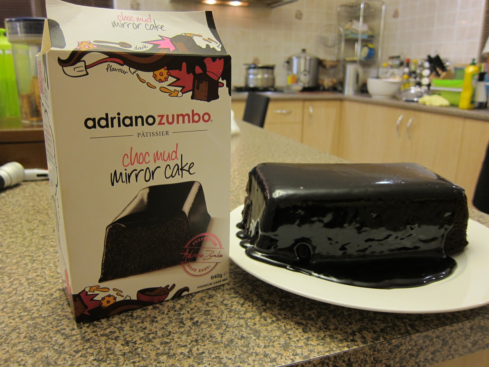 panda & cakes: adriano zumbo's choc mud mirror cake