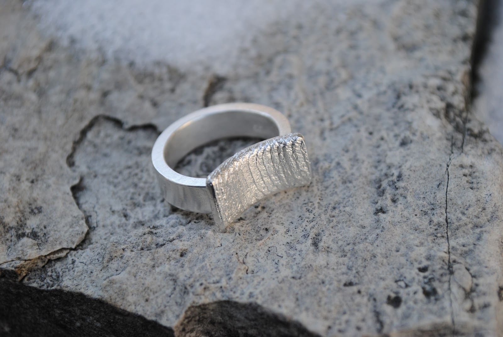 Brian Coffey / Metalsmith: Cuttlebone Cast Ring