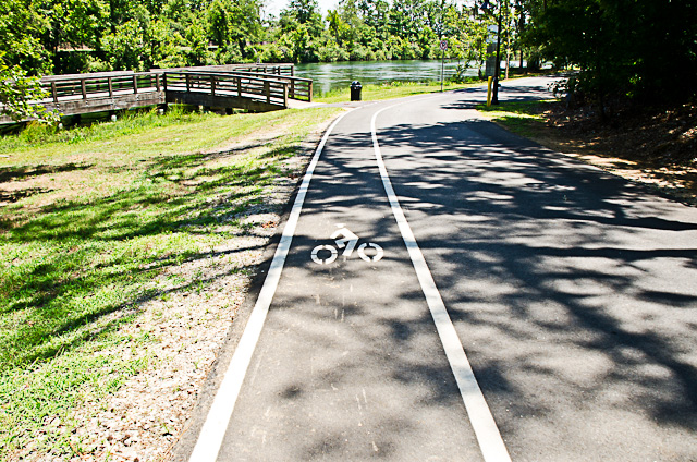Augusta Georgia Daily Photo: Bike Path Along the Canal