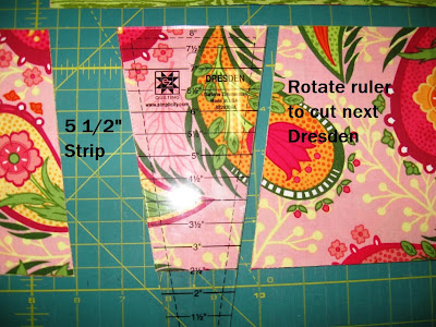 Happy Quilting: Double Dresden Delight - EZ Dresden Challenge
