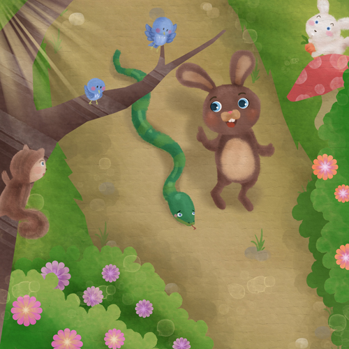 memedforchildren: TRUE FRIENDSHIP OF SNAKE AND RABBIT