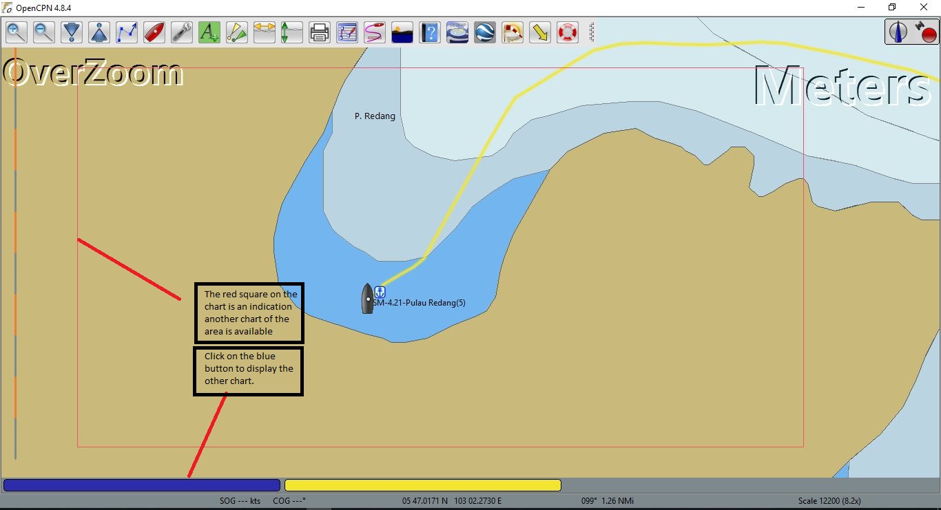 Matilda's Journey: Using Satellite Overlay Charts in OpenCPN