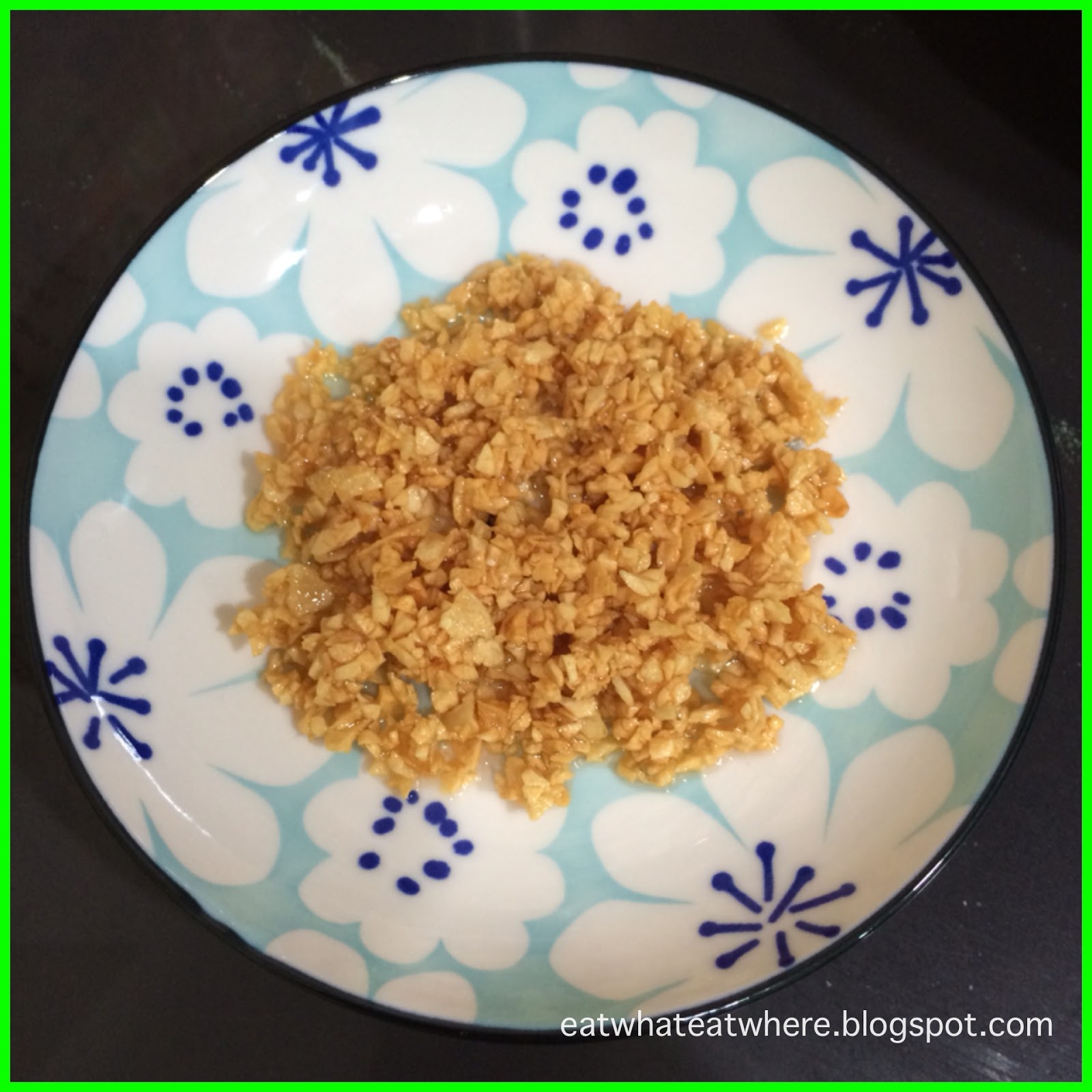 Eat what, Eat where?: How to make Perfectly Golden Fried Garlic