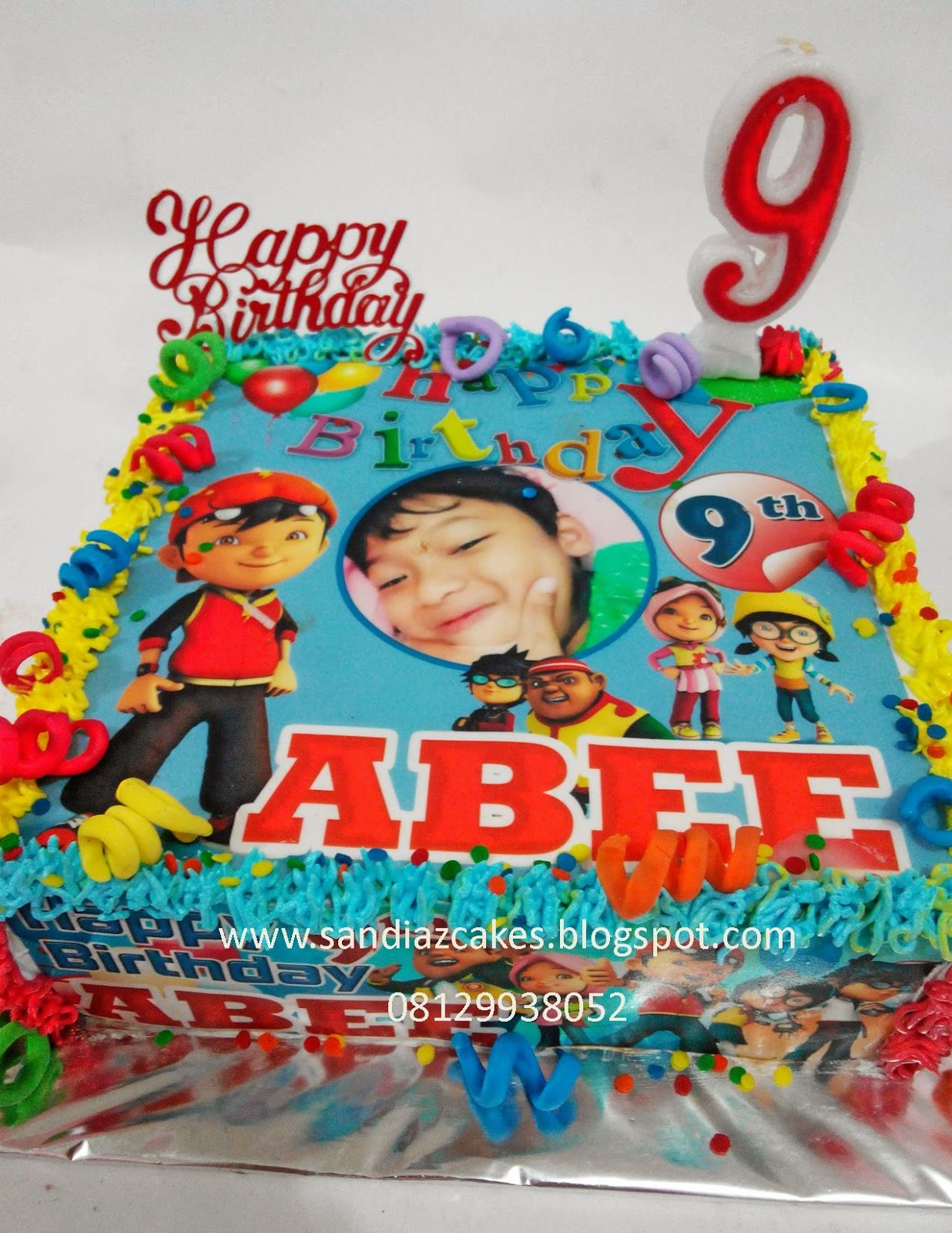 Sandiaz Cakes and Cookies: Boboiboy edible Birthday Cake