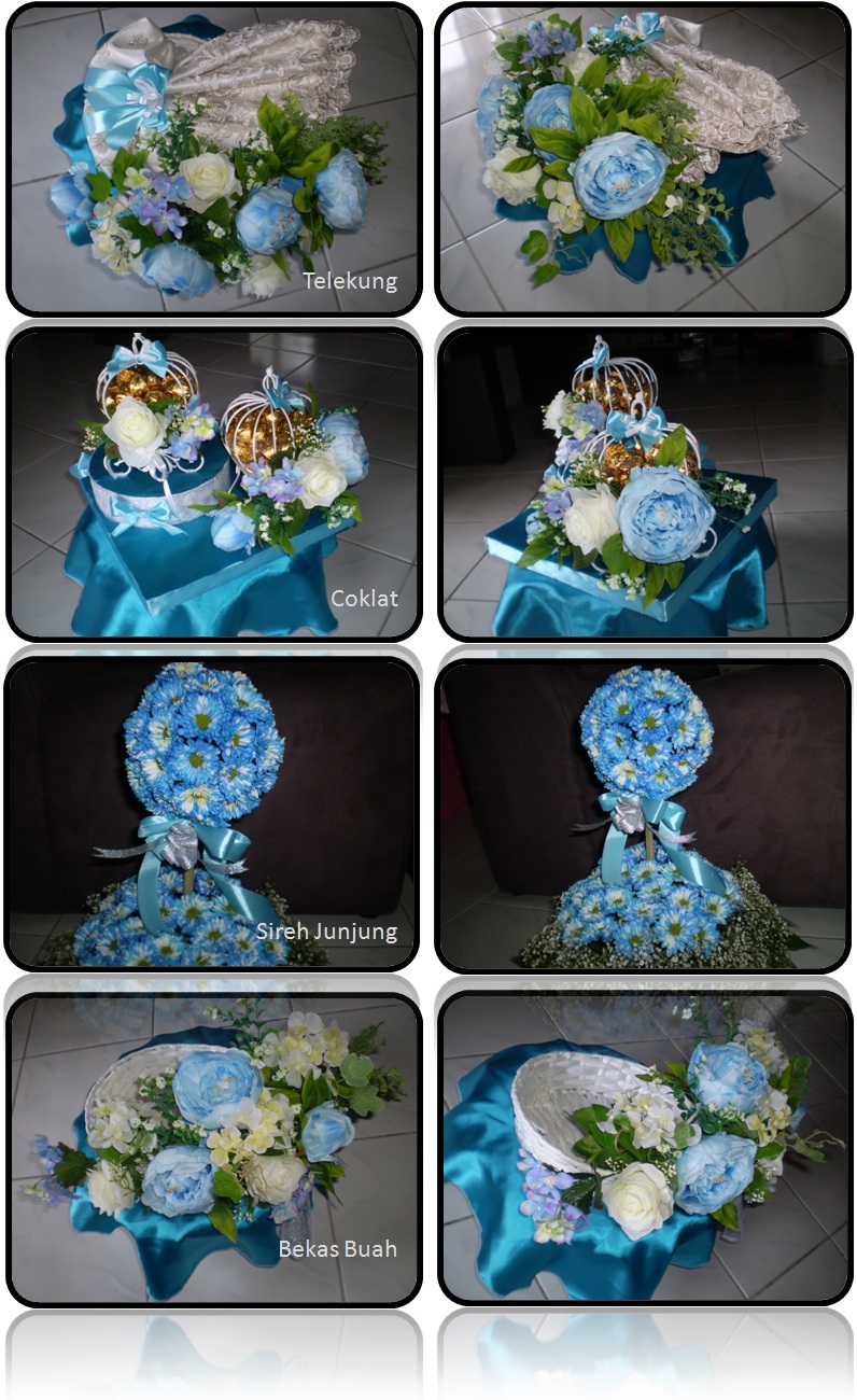 Simple Aje Hantaran: Tema: Biru dan Putih