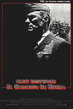 El sargento de hierro. Clint Eastwood.