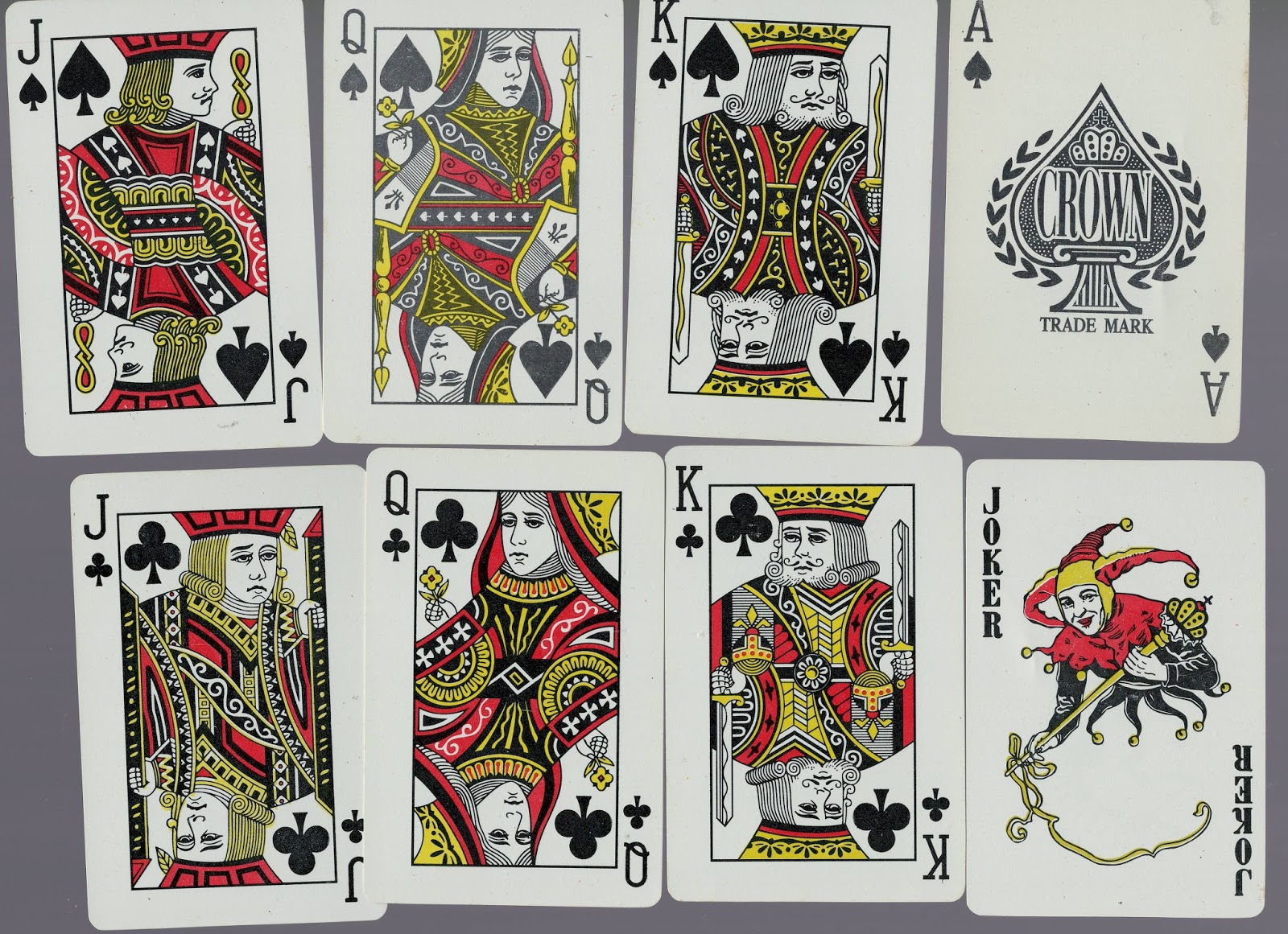 Anthony L. esq: 'Crown" playing cards