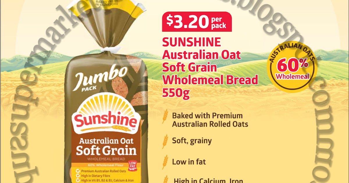 NTUC FairPrice Sunshine Bread Promotion 03 - 16 October 2018 ...