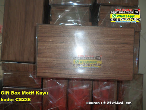Gift Box Motif Kayu | Souvenir Pernikahan