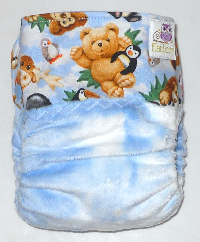 Flattery: Day 19 - Nappy a Day - Animal Softies