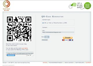 Mini Matisse: Step 3- QR code Project- Creating a QR code