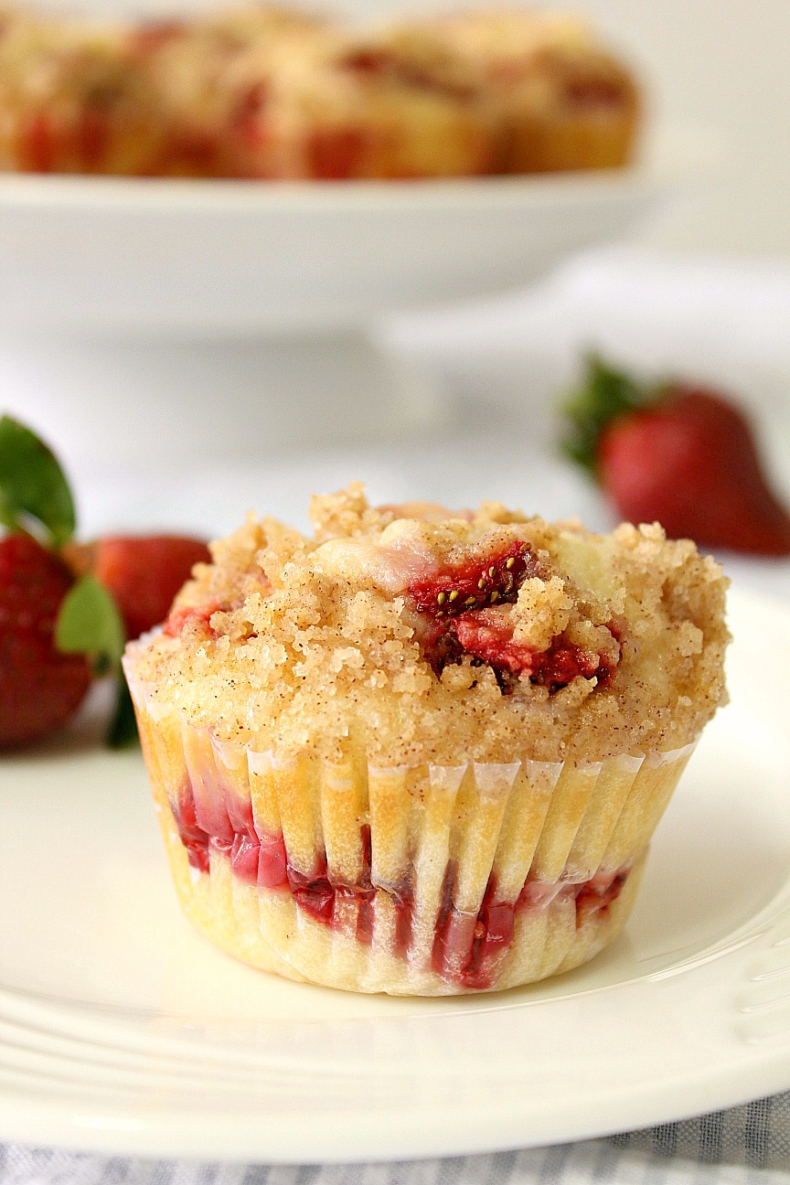 Food Wanderings : Strawberry Cheesecake Muffins {Breakfast is Served}