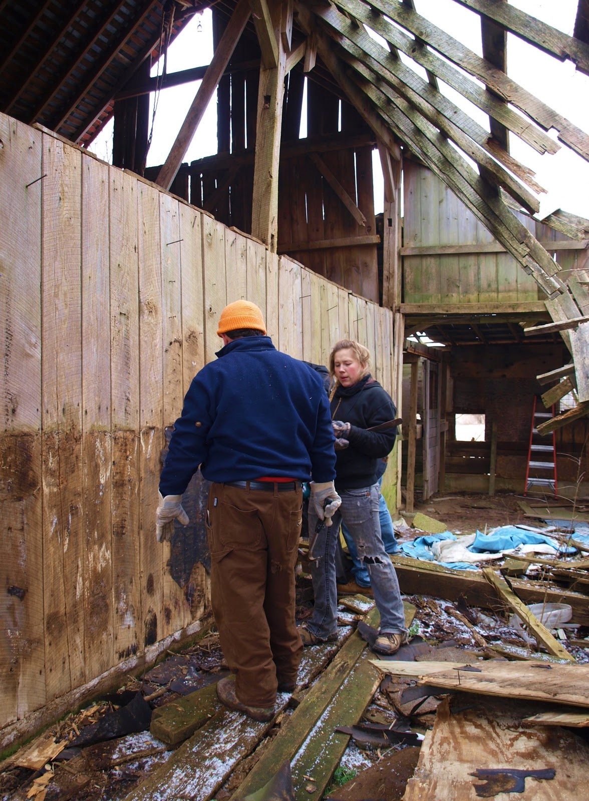 Ohio Thoughts: Salvaging Barn Wood