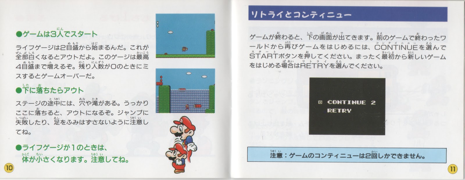 Super Mario Bros. 2 (NES, JPN) Manual Scans