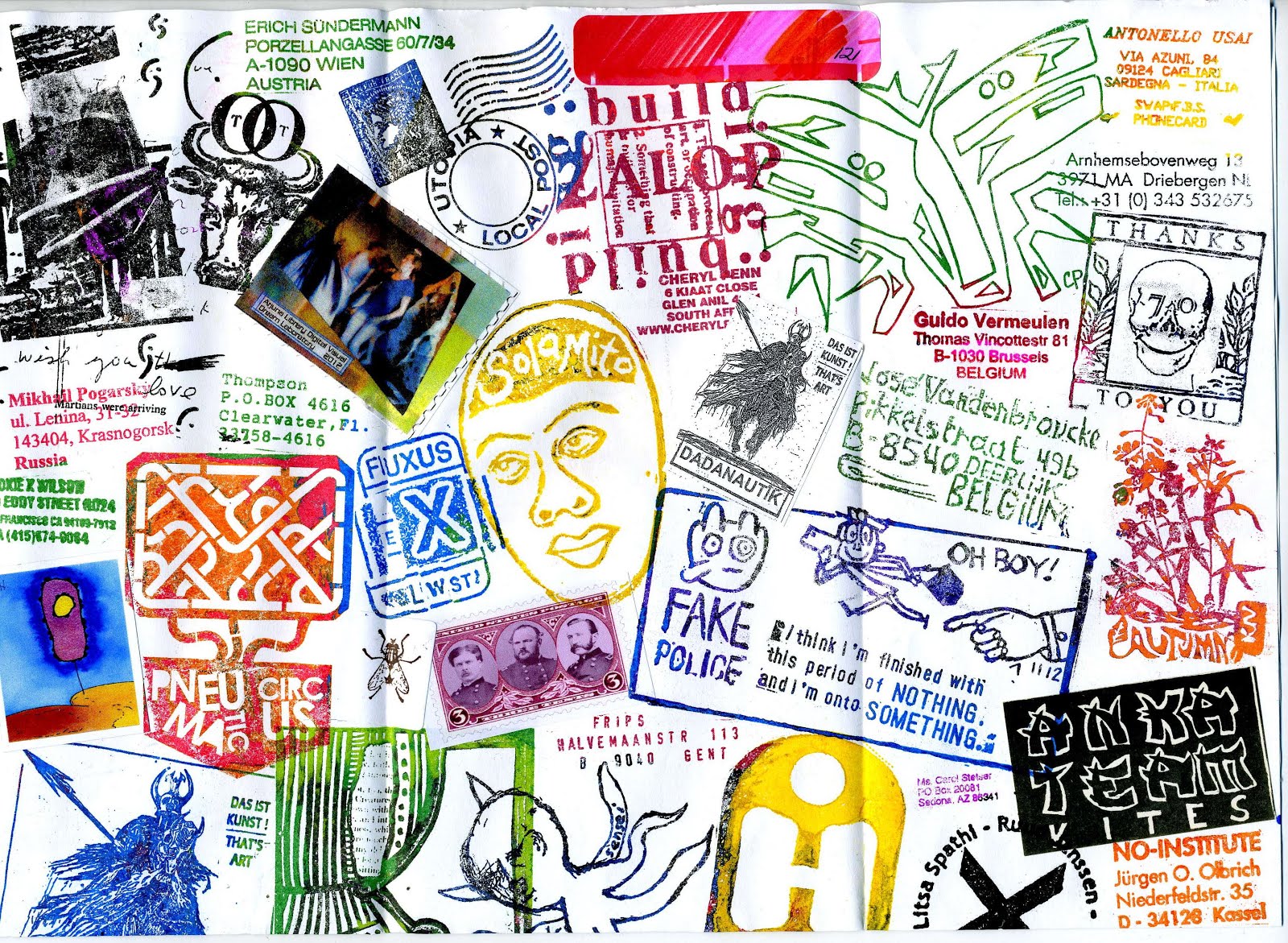 A.1. Mail Art Archive: Ryosuke Cohen - Brain Cell
