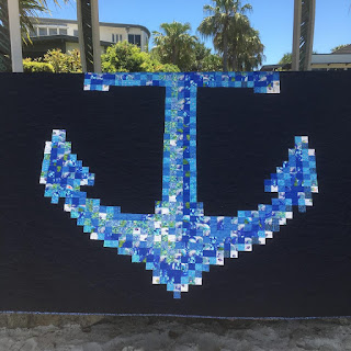 gemini stitches: Tula Pink Anchors Aweigh "Zuma" quilt
