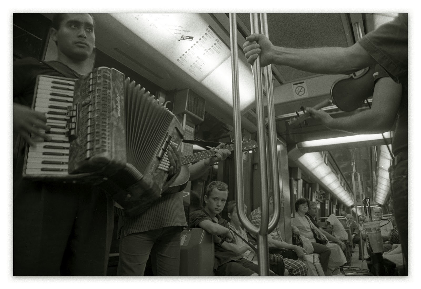Elemental View: Memories of Paris #6: Gypsy musicians on the Paris Metro